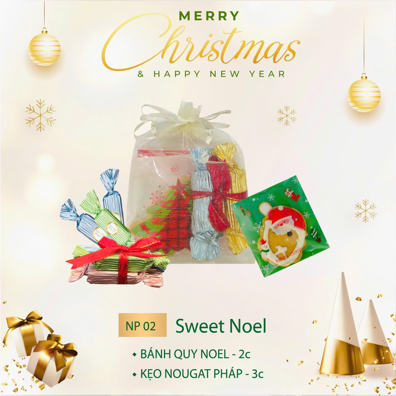 BÁNH CHRISTMAS - Sweet Noel - PARIS GÂTEAUX